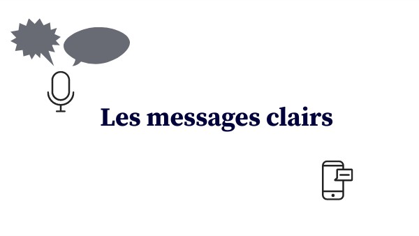 Le message clair | Genially