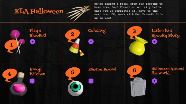 ELA Halloween