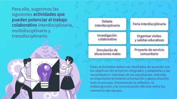 Transversalidad: Actividades colaborativas | Genially