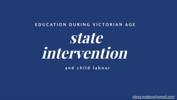 STATE INTERVENTION