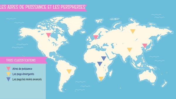 Les aires de puissance et périphéries