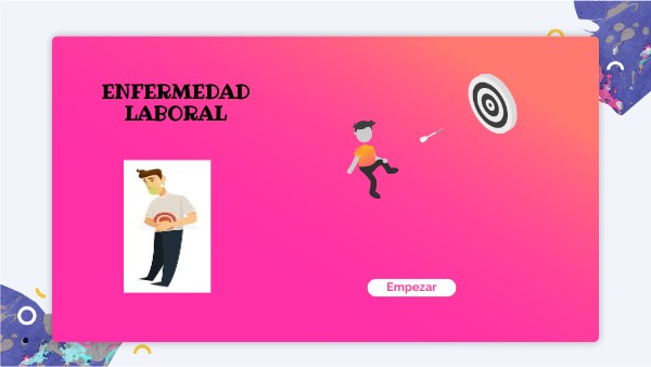 QUIZ ENFERMEDAD LABORAL | Genially