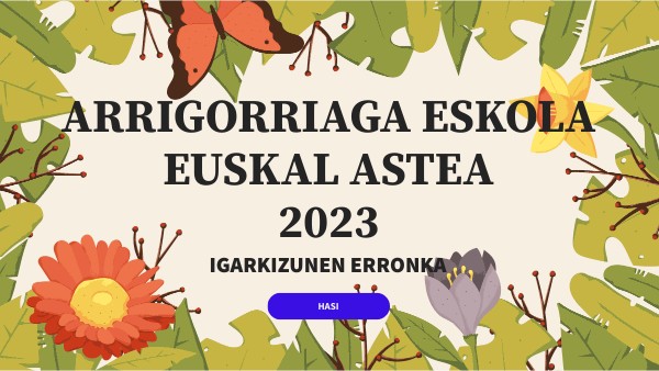 EUSKAL ASTEA ASMAKIZUNAK