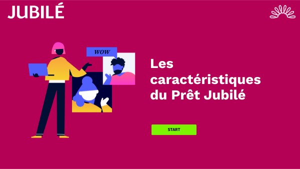 Formation - Les caractéristiques du Prêt Jubilé | Genially