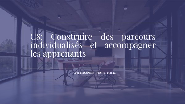 LES OUTILS D'ACCOMPAGNEMENT ET DE SUIVI | Genially