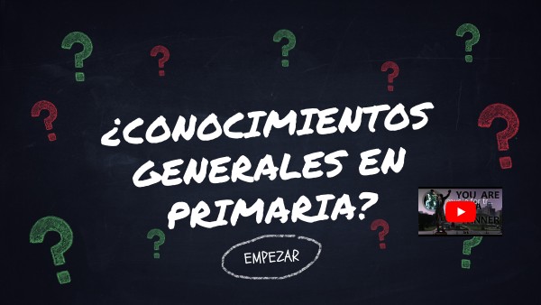 CUÁNTO SABES | Genially