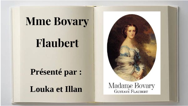 Mme Bovary - Flaubert