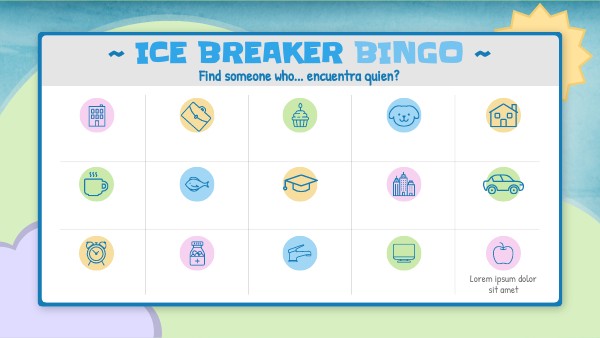 EDU ICEBREAKER BINGO | Genially