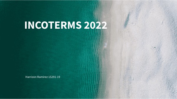INCOTERMS 2022