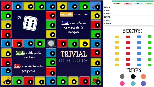TRIVIAL LECTOESCRITURA | Genially