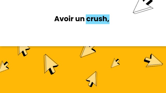 Avoir un crush | Genially