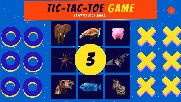 Verbal TIC-TAC-TOE GAME | Genially