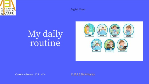 My daily routine