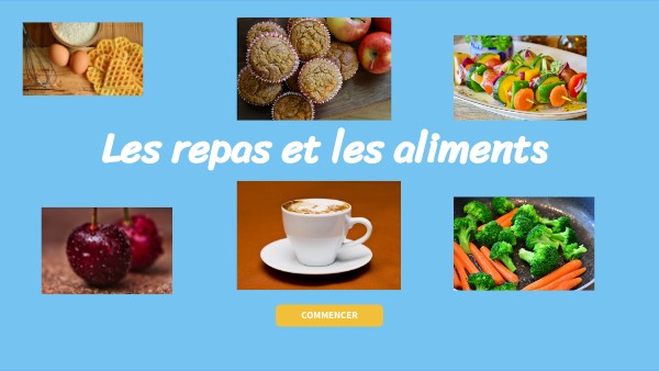 les Repas et les aliments | Genially