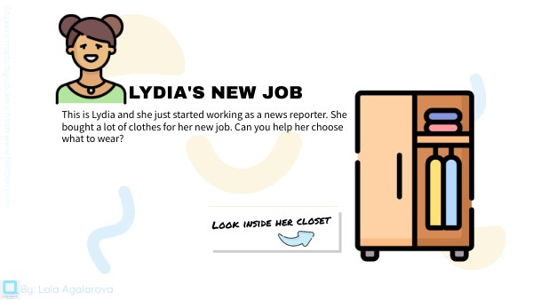 Lydia's new job