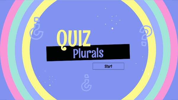 plural Quiz | Genially