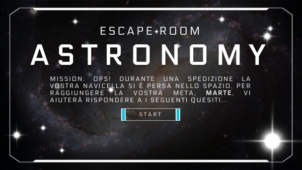 Escape room Astronomy