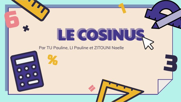 LE FAUX COSINUS