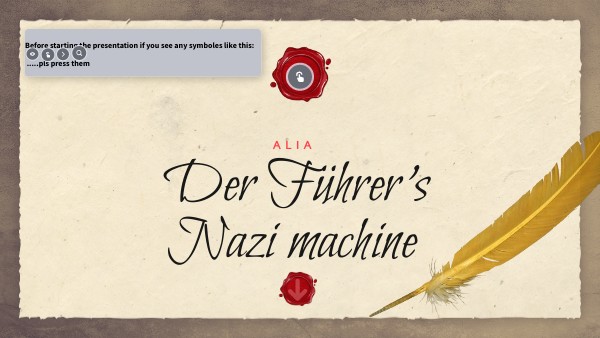 HISTORY PRESENTATION (Nazi Germany)