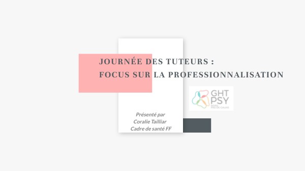 PRESENTATION JOURNEE DES TUTEURS | Genially