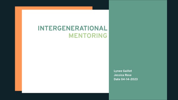Intergenerational Mentoring