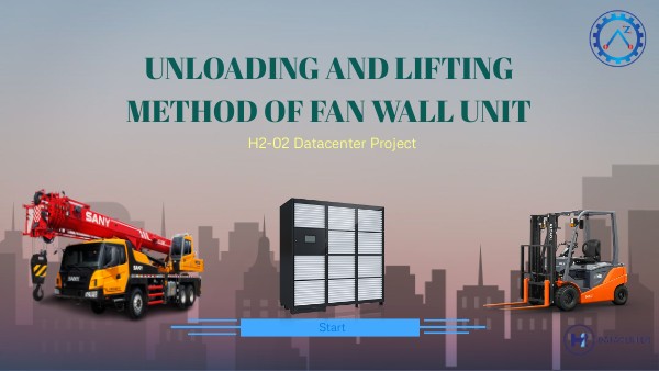 FAN WALL UNLOADING AND HOISTING METHOD