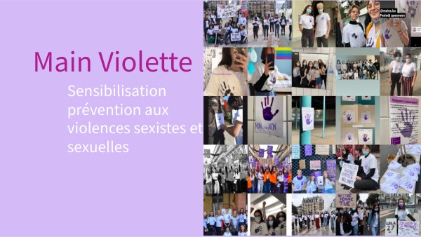 Main violette | Genially