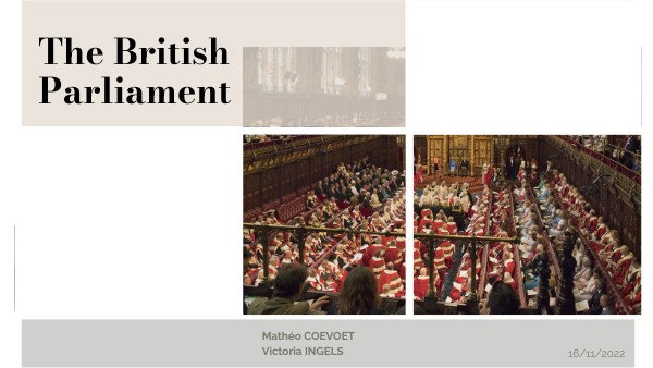 The British Parliament