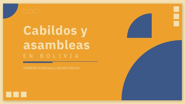CABILDOS Y ASAMBLEAS | Genially