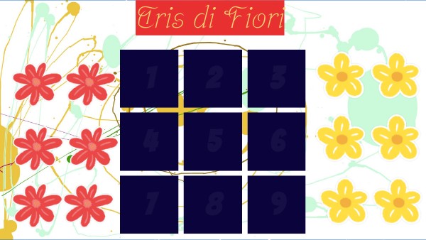 Tris di fiori.
