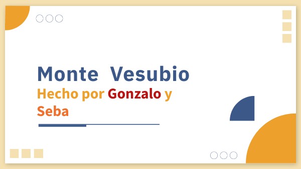 Monte Vesubio | Genially