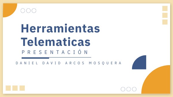 Presentación Herramientas telemáticas | Genially