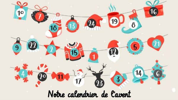 Calendrier de l’avent des CP-CE2 | Genially