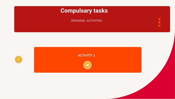 TASK 4 - SPEAKING ACTIVITIES