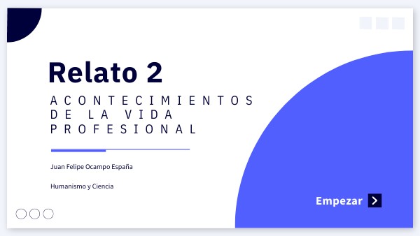 Relato 2 - Acontecimientos de la experiencia profesional | Genially