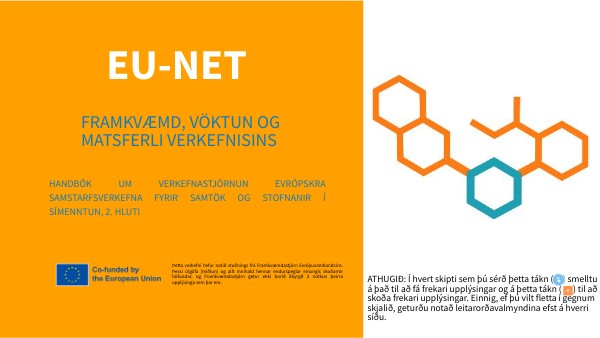 EU-NET - Toolkit, Part II - IS version | Genially