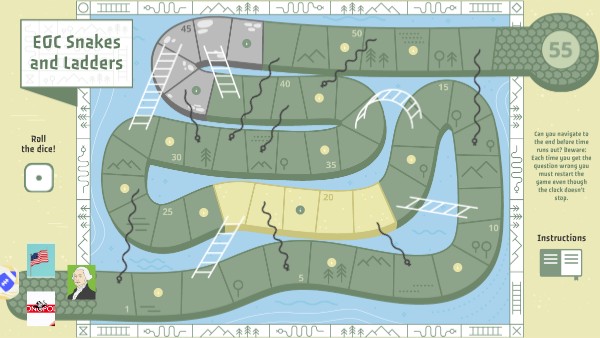 EOC SNAKES AND LADDERS | Genially