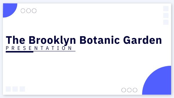 brooklyn botanic garden | Genially