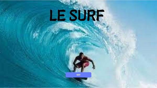 Exposé surf | Genially