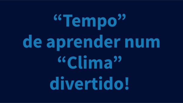 Formação_CapDigital: Clima e Estado do Tempo