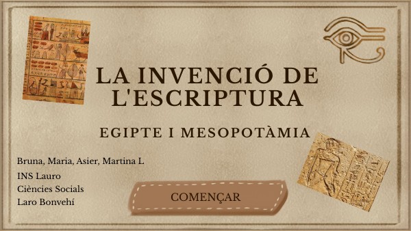 La invenció de l'escriptura
