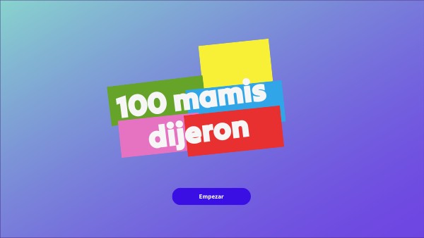 100 mamis dijeron | Genially