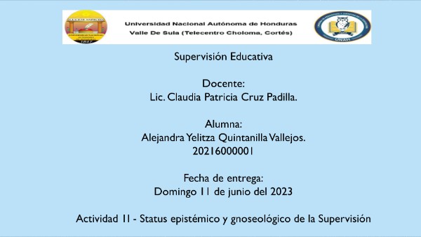 SUPERVISION EDUCATIVA | Genially