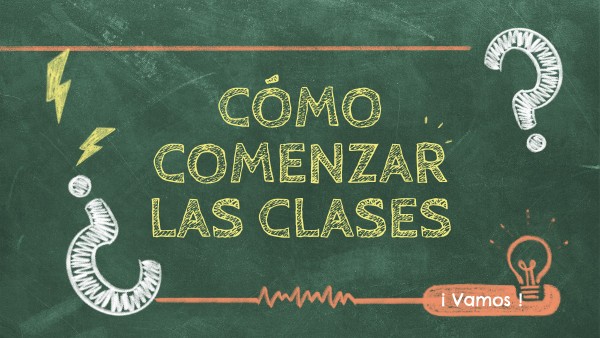 Comenzar las clases de español