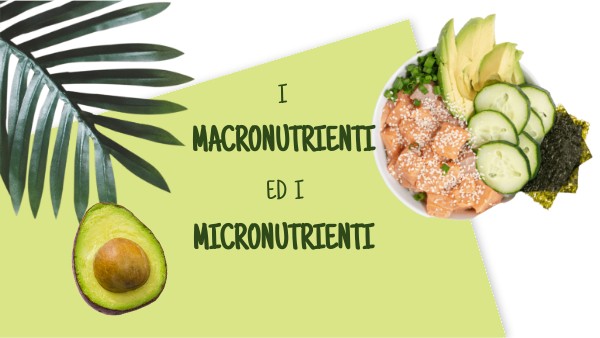 I NUTRIENTI