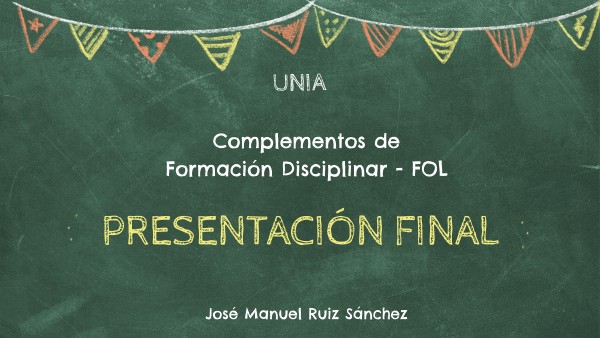 Presentación Complementos FOL | Genially
