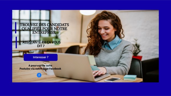 Offre d'emploi Facebook