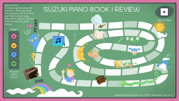 SUZUKI PIANO BOOK 1 REVIEW GAME