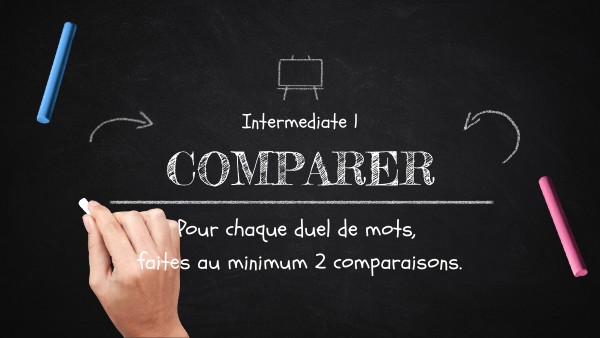 Comparaison Intermediate 1 | Genially