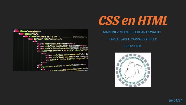 PRESENTACIÓN CSS | Genially